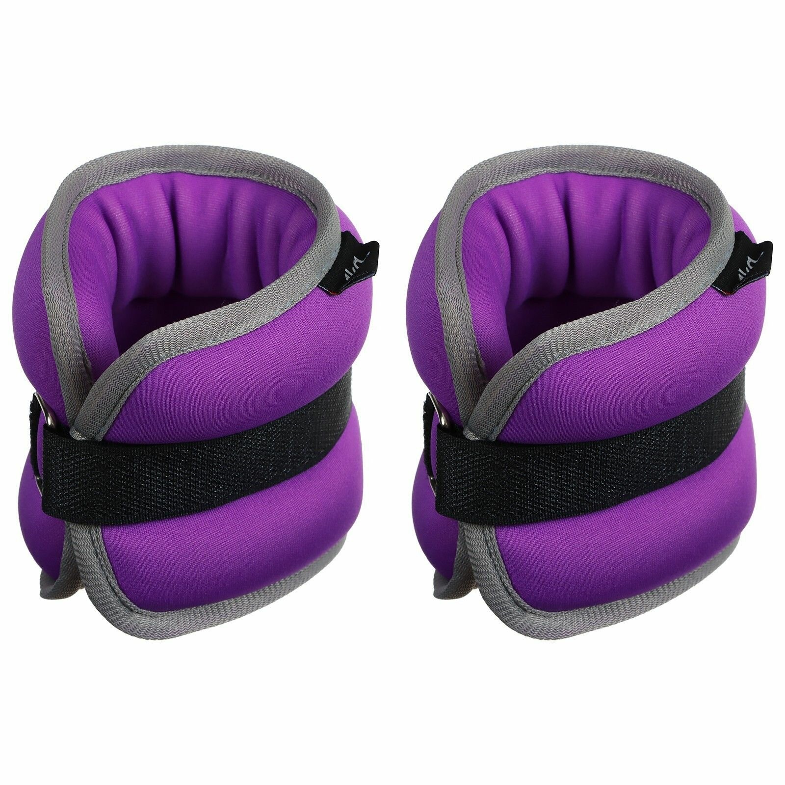 Утяжелитель неопреновый 1 кг (вес пары 2 кг), цвет фиолетовый
