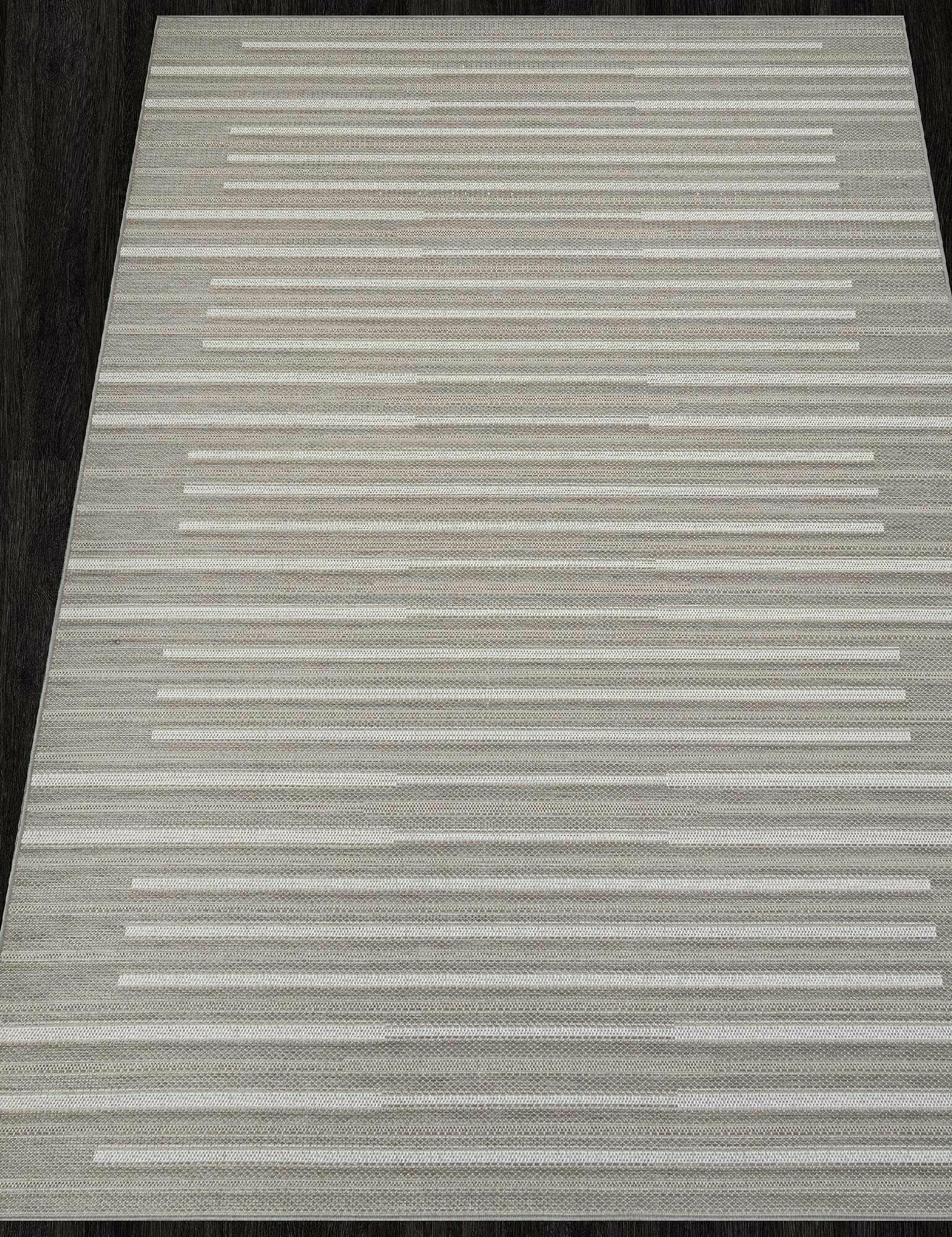 Ковер циновка на пол на кухню в гостиную 200х290 см бежевый современный безворсовой 338369 KoverVDom