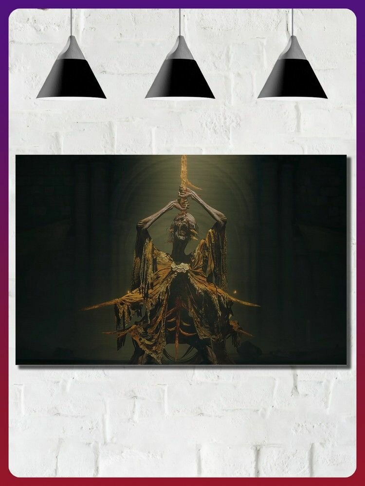 Картина интерьерная на дереве Игры Dark Souls - 62412119
