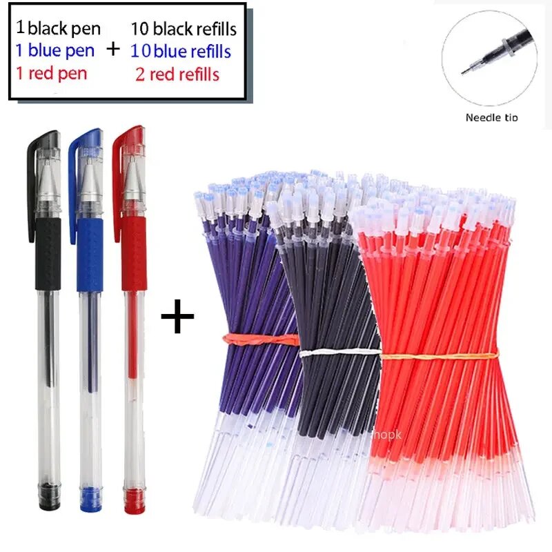 Hopk гелевые ручки набор 0,5 мм, 25 шт, Цвет: 25Pcs Mix set A