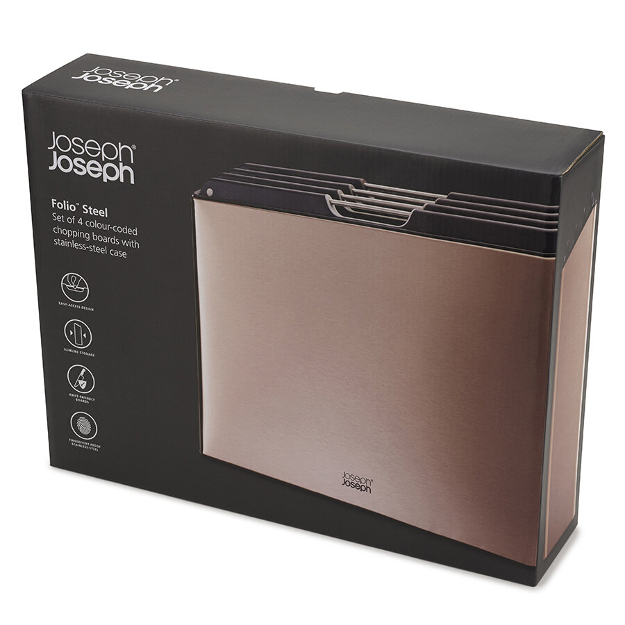 Набор разделочных досок Joseph Joseph Folio Steel, Золотистый