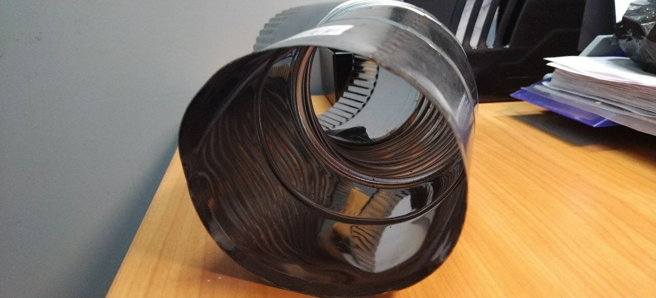 Поворотное колено Д100 Берег. Товар уцененный