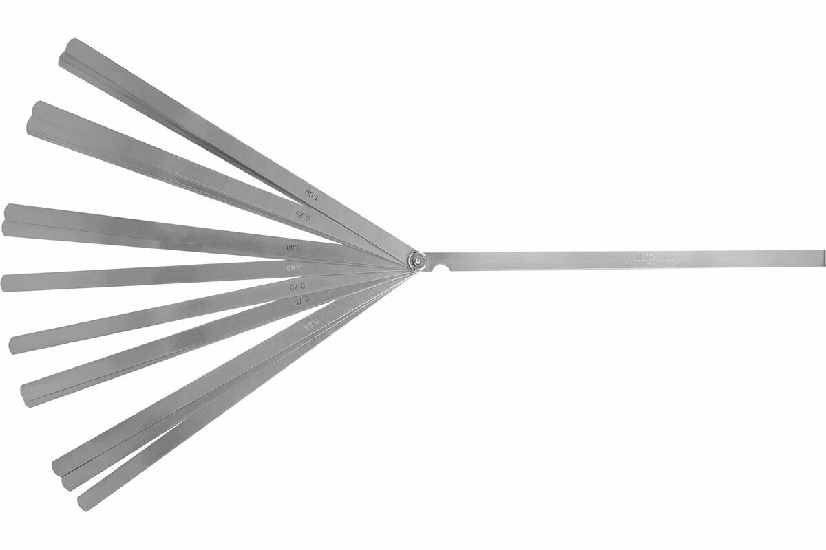 Micron Набор щупов 0,05-1 мм диапазон, длина 300 мм, 20 шт. 954735 для измерений