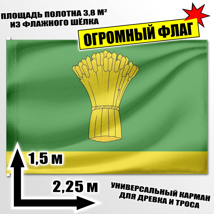 Флаг огромный Острогожска 225x150 см