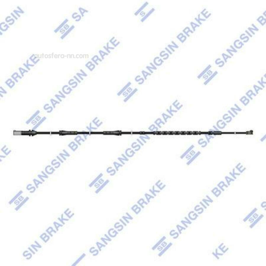 SANGSIN BRAKE SWS1611 датчик износа тормозных колодок передних! L1085\ BMW F10/F11/F07/F12/F01/F02/F03/F04 08>