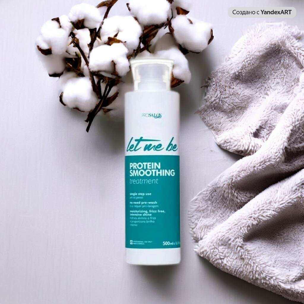 Нанопластика Let me Be "Protein Smoothing", для всех типов, вьющихся, 500мл