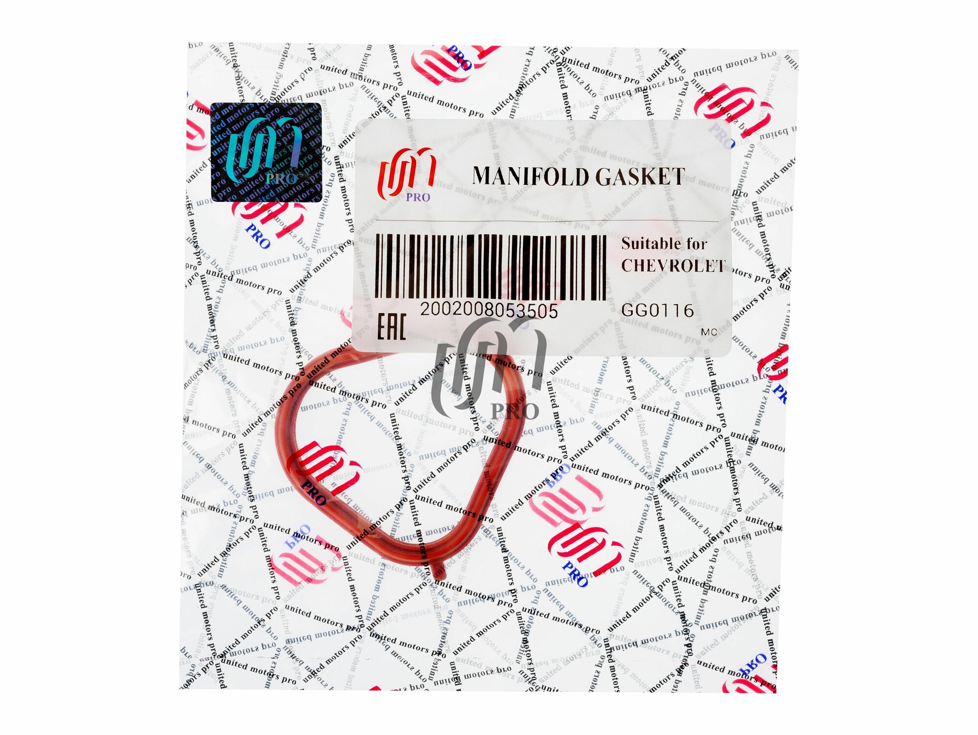 Прокладка впускного коллектора Chevrolet/Daewoo F14D, F16D (96461130) UMpro