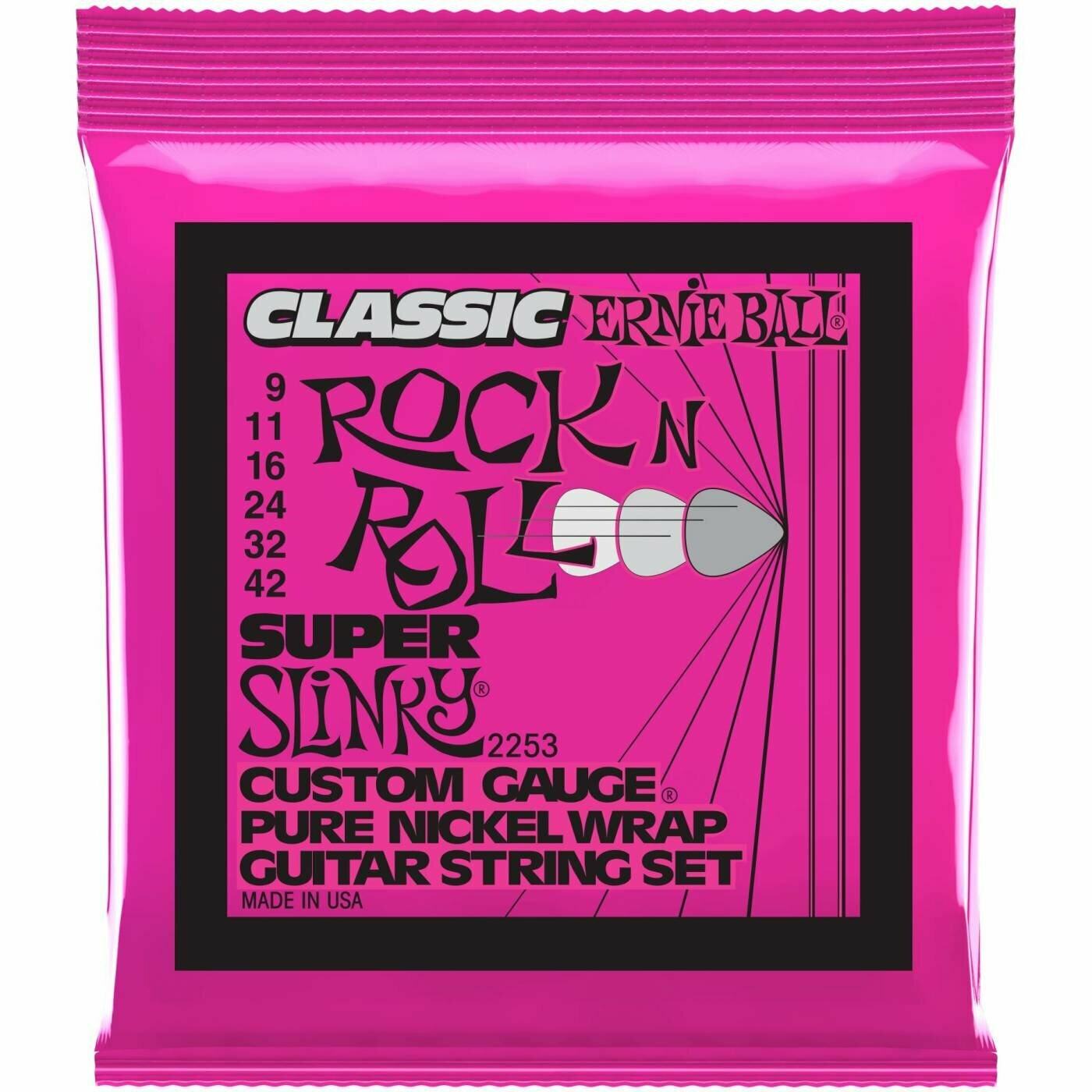 Комплект струн для электрогитары Ernie Ball 9-42 2253
