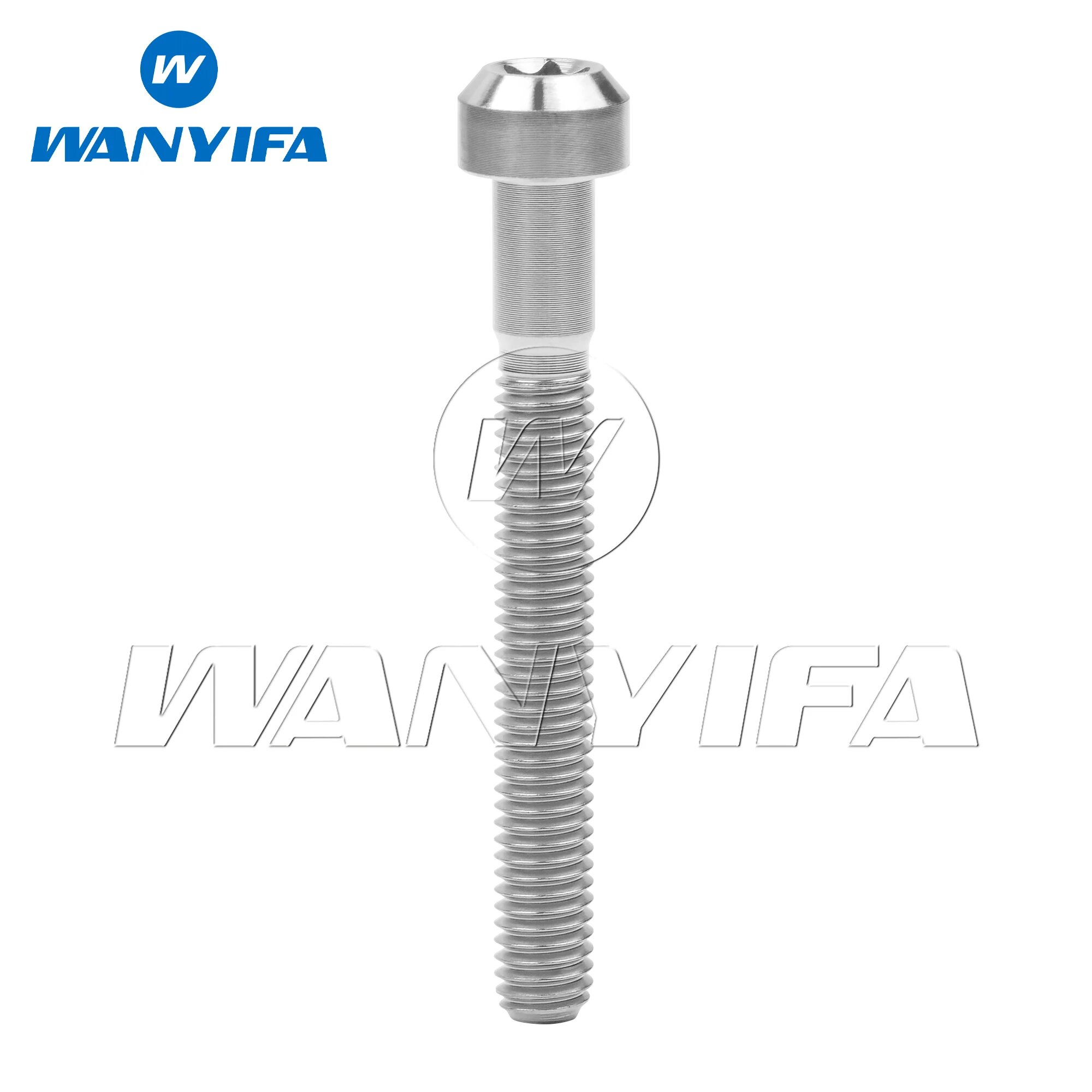 Wanyifa Титановые болты M5/M6 для велосипеда и мотоцикла M5 Pitch 0.8mm, Titanium, 35mm
