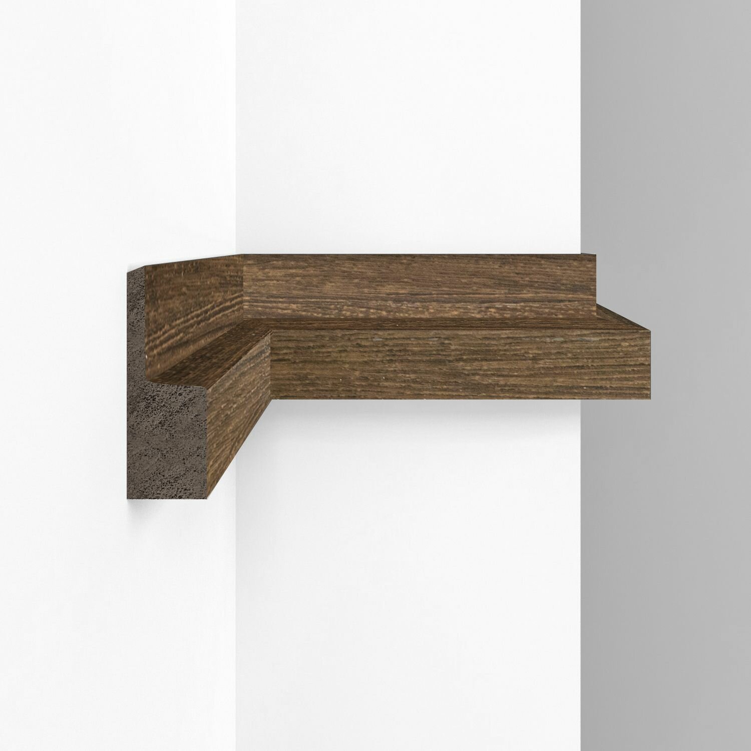 Молдинг D305-81 для стен, на потолок, декоративный плинтус, Decomaster 7 шт, 61х21х2000 мм