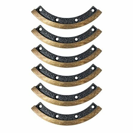 Сегмент для диска шлифовального 320 мм №3 (гранит), алкон на жесткой основе (комплект 6 шт.)