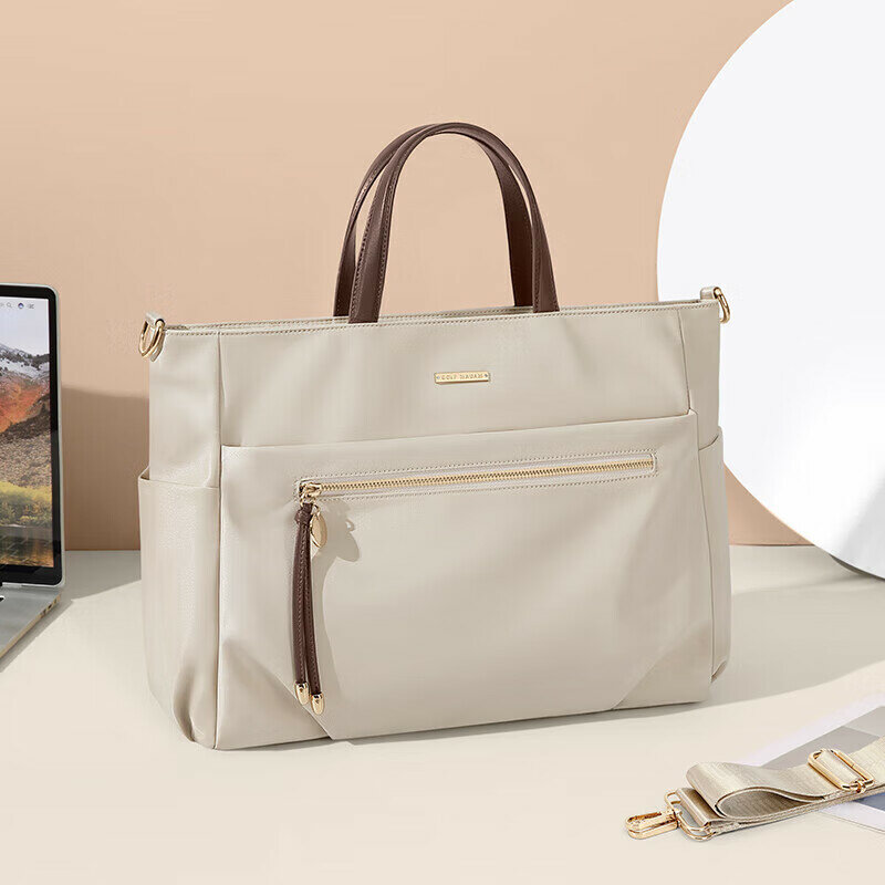 Golf Laptop Bag for Women, 14/15 Inch Business Briefcase, Commuter Lightweight Shoulder Notebook Bag, Travel Crossbody Bag