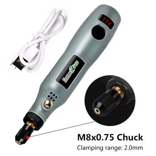 Мини-USB Беспроводная Электрическая Дрель С Вращающимися Инструментами