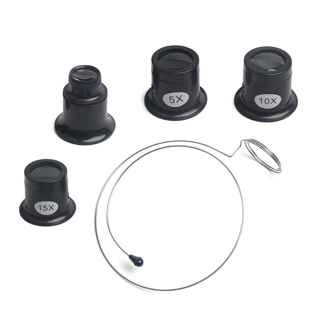 Ювелирная Лупа Портативная Монокулярная Лупа Экспериментальные Инструменты Увеличительное Стекло Ювелирные Инструменты для Глаз Увеличительная Линза