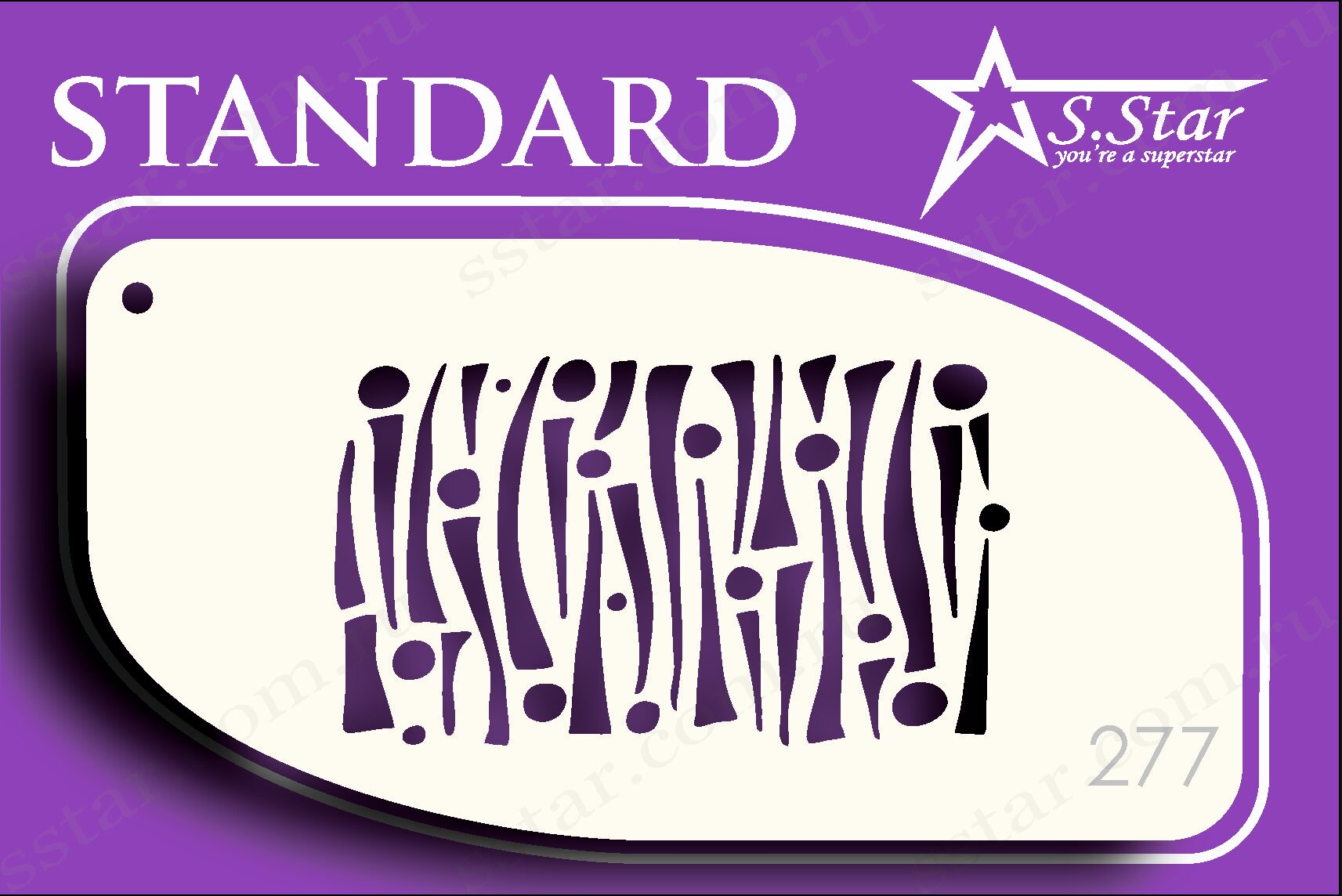 Трафарет для аквагрима постоянного пользования