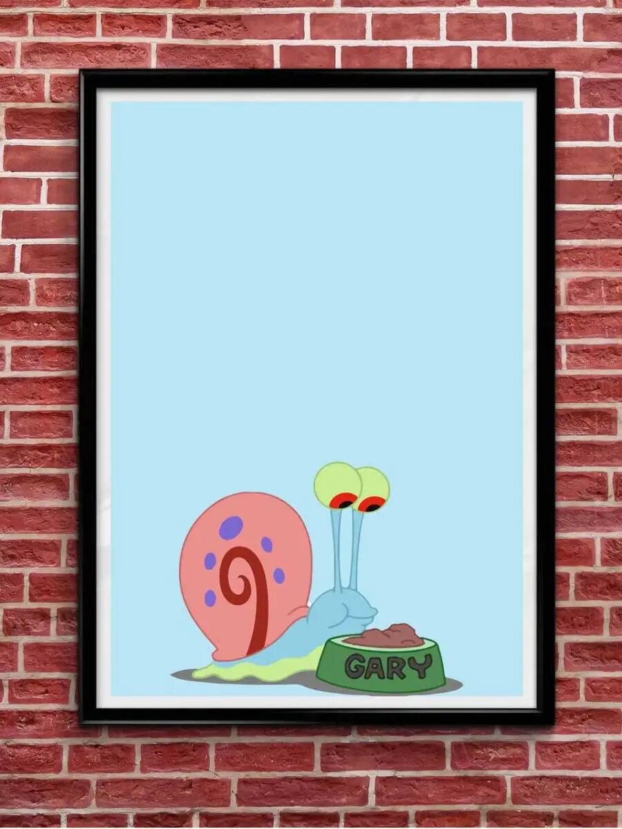 Плакат, Постер Sponge Bob, А3 (фотопанно, постер на стену)