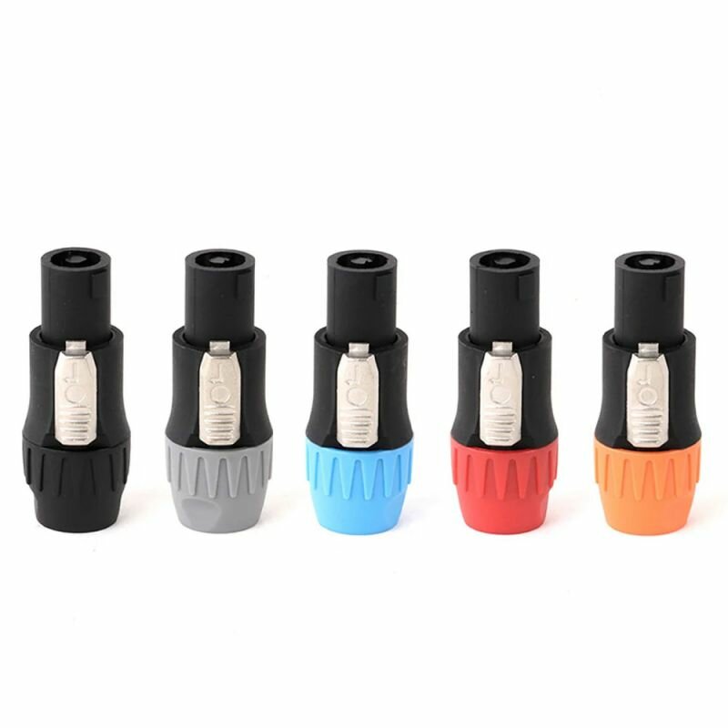 1 шт. Pro 4Pins Male Powercon Plug Audio Adapter Twist Lock Cable Connector Power Speaker для усилителя