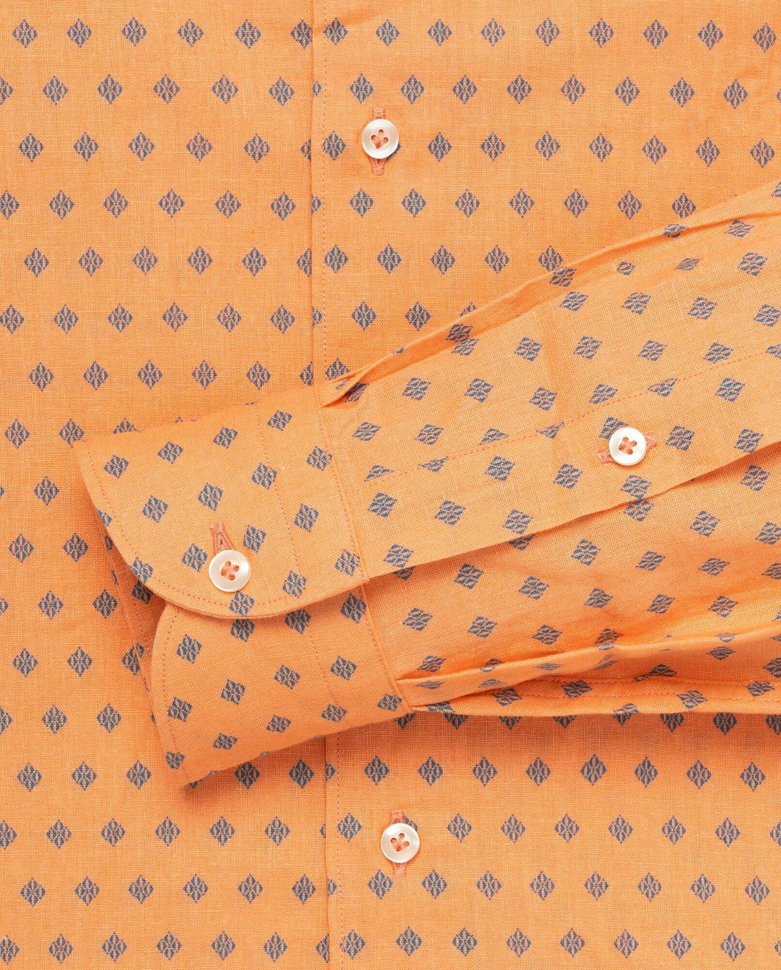 Рубашка Camicissima Shirt Linen Cotton, размер 50-52, коралловый — фото 1