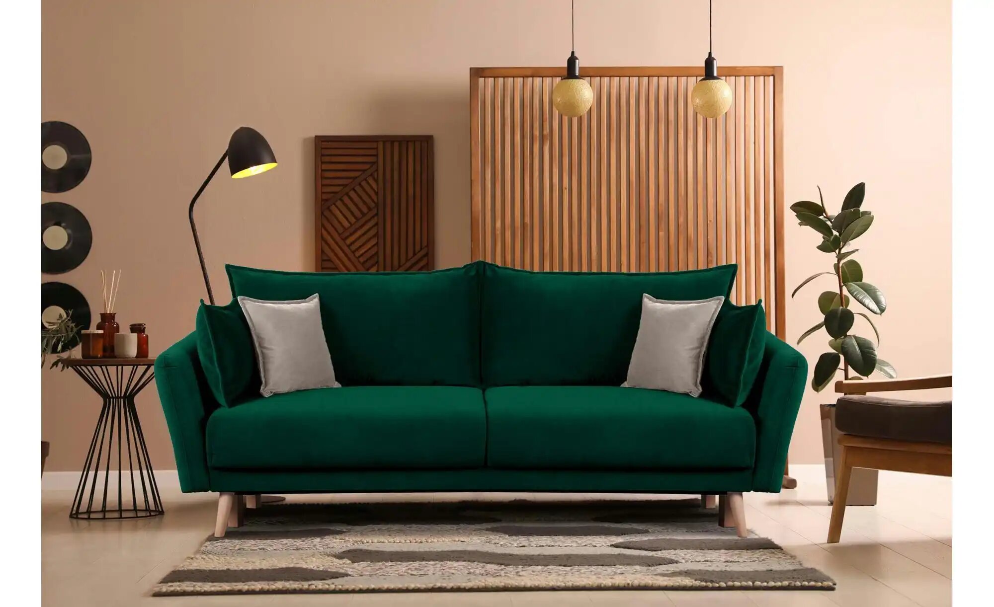 Диван Harizma-Mebel Баронет-Лофт мод5, еврокнижка, антивандальный, с ящиком для белья