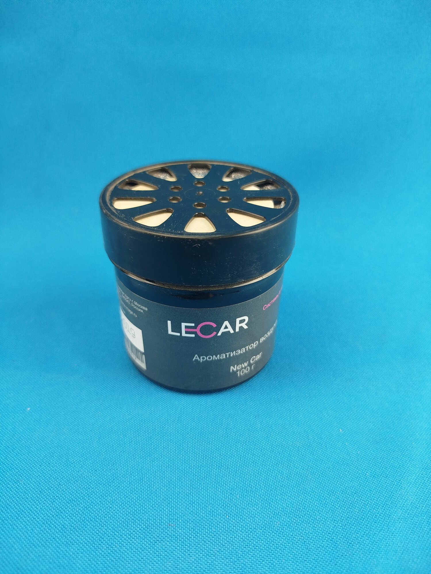Ароматизатор на панель банка "LECAR" "New Car" 100г
