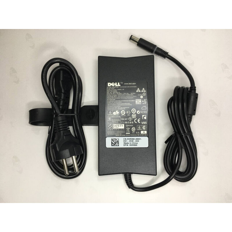 Блок питания (оригинал) для ноутбуков Dell 19.5V 4.62A 7.4 pin 90W slim DL901957450CB