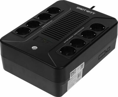 Источник бесперебойного питания Smartwatt SAFE PRO 600 360Вт 600ВА черный