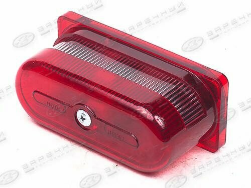 Фонарь номерного знака 3302 УАЗ Г 53 пластм. красный ФП131А 02 ТехАвтоСвет ПН-1-01-02 Красн