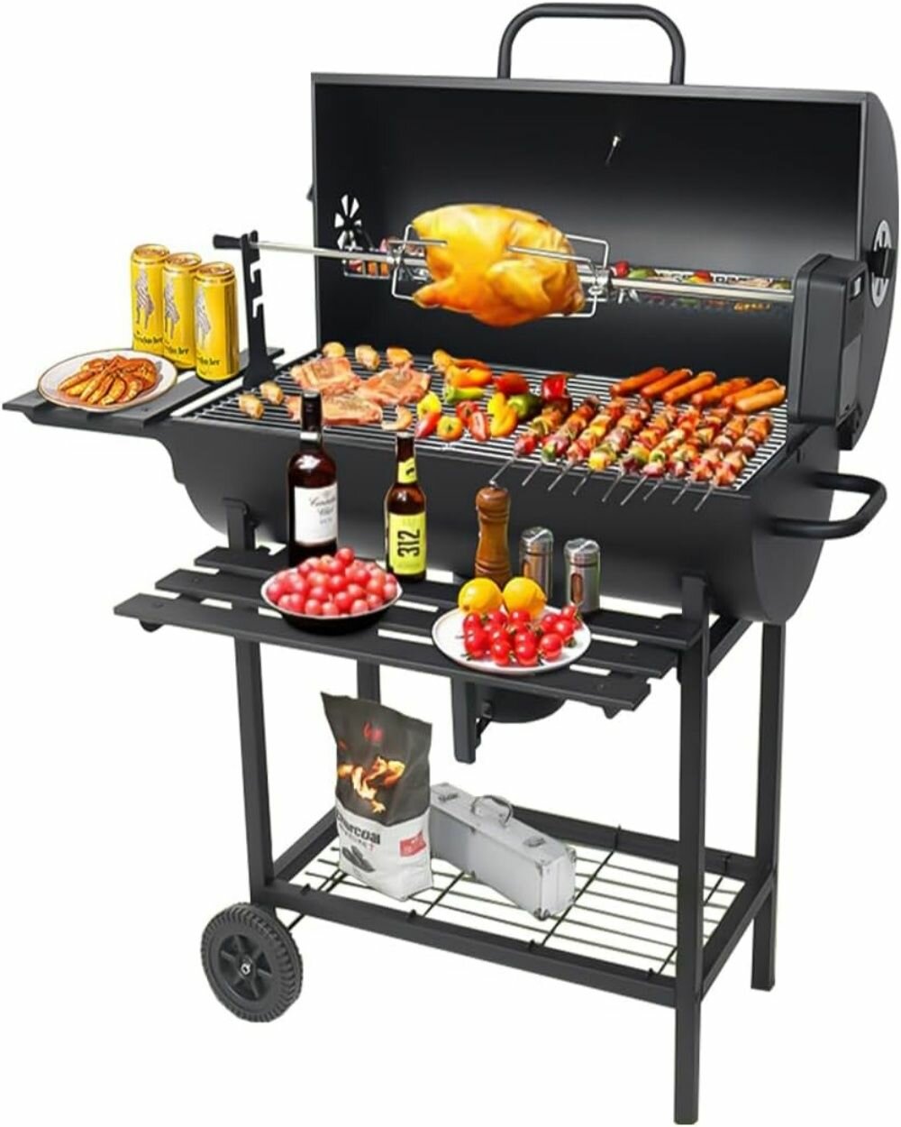 Бытовые грили для барбекю, уличные кемпинговые грили для барбекю на углях