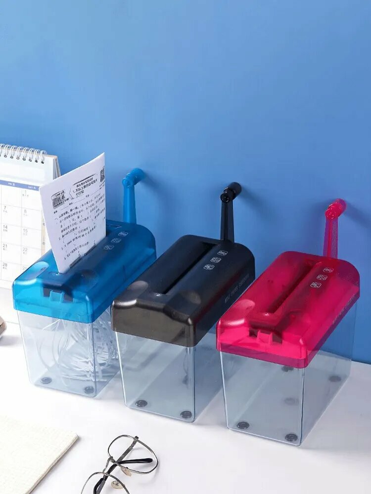 JD space Шредер Персональный Продольный, секретность 1, 2 л, прозрачный, красный