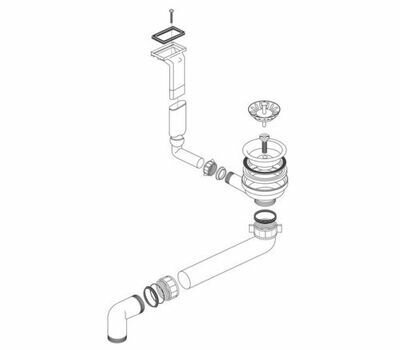 Отводная арматура для мойки Blanco Favos mini 224660