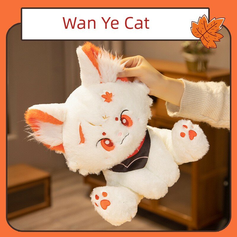 Genshin Impact Yaoyao Koshka Plush Podushka 44sm Bolshoy Razmer 600g Khlopok Igrushka Anime