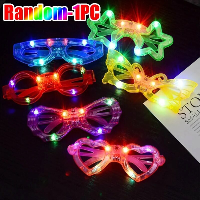 Светодиодные очки для вечеринки, цвет: Random-1PC