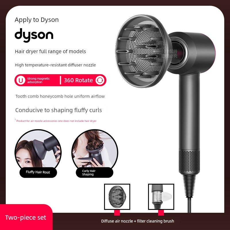Насадка-диффузор для фена Dyson HD15/08 для укладки и придания объема, новые аксессуары Диффузорная насадка[Комплект из