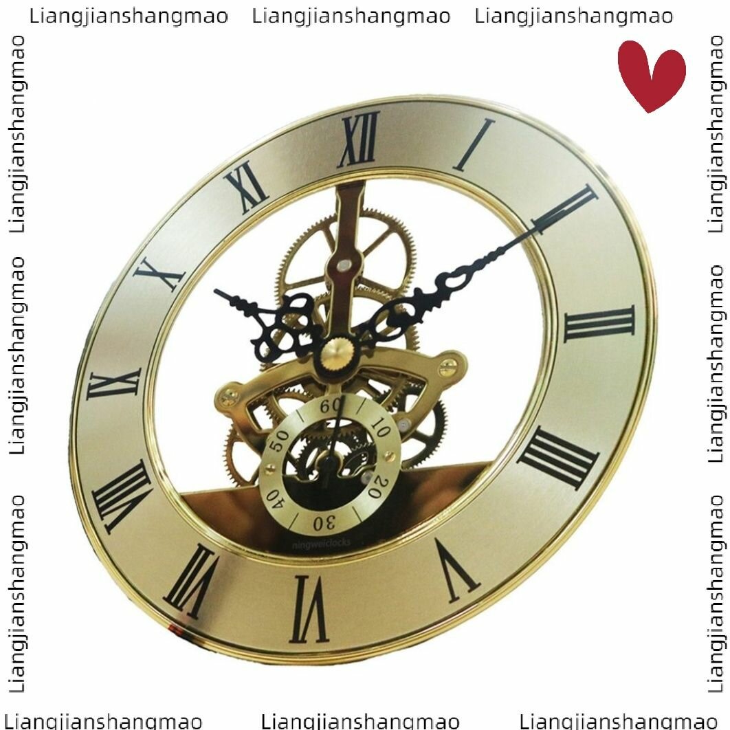 Эксклюзивные часы с хрустальной инкрустацией 126 мм, оснащенные перспективным механизмом и полой шестеренкой