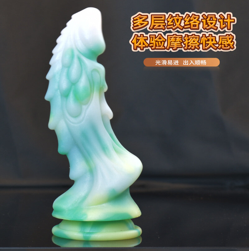 Мастурбатор "Фантомный Дракон", светящийся, силикон, влагозащищенный, 800 г