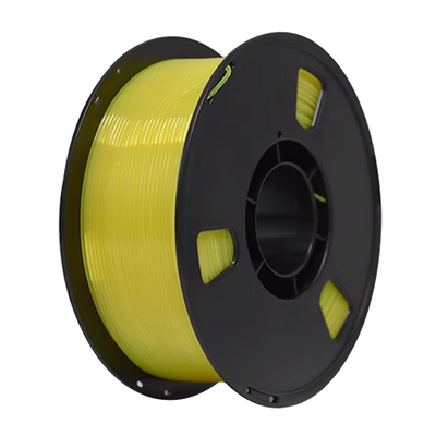 PETG пластик Wan plast полупрозрачный желтый 1.75 мм 1 кг