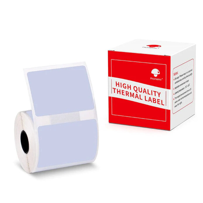 Бумага для цветных этикеток Phomemo 40*30 мм, совместимая с M110/M120/M200/M220, одна рулонная коробка