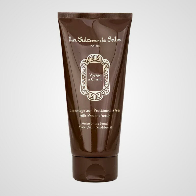 Гоммаж для тела Протеины шелка Амбра/Мускус/Сандал 200 мл LA sultane de saba Silk Protein Scrub Скраб 200 мл