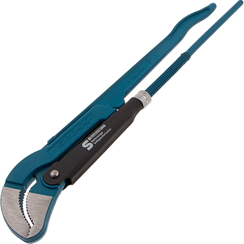 Трубный рычажный ключ GROSS №4, 3, цельнокованый, CrV, тип S 15616