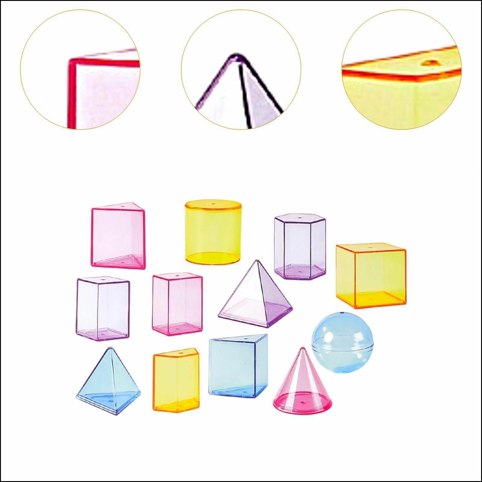 3D-фигуры Геометрические тела Pattern Blocks Solid мульти — фото 1
