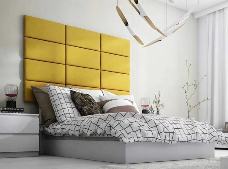 Мягкие панели; Стеновая панель; Изголовье для кровати 20х40см, 2 шт в комплекте