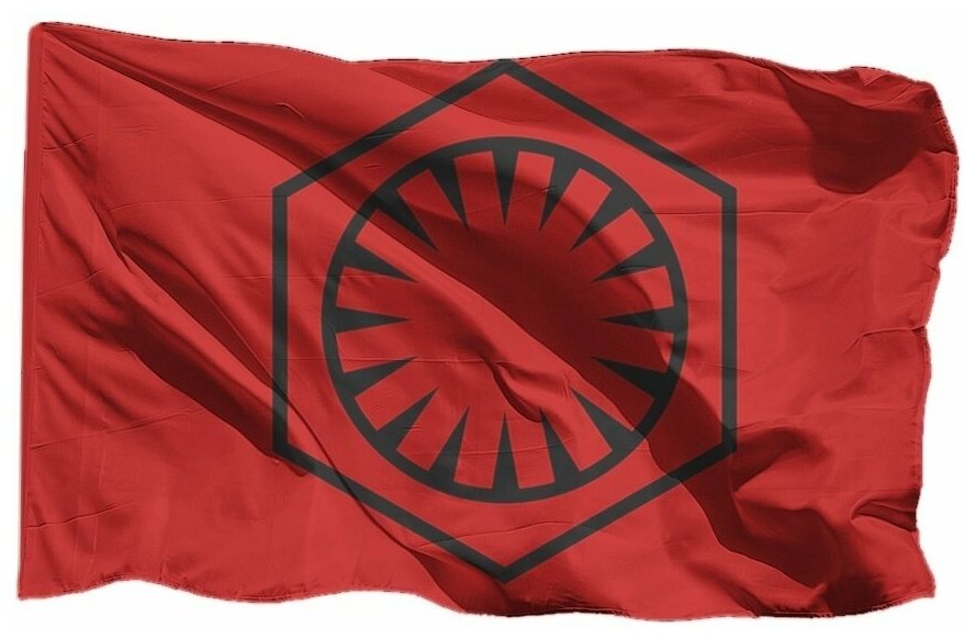 Флаг первого ордена Звездных войн на флажной сетке, 70х105 см - для флагштока