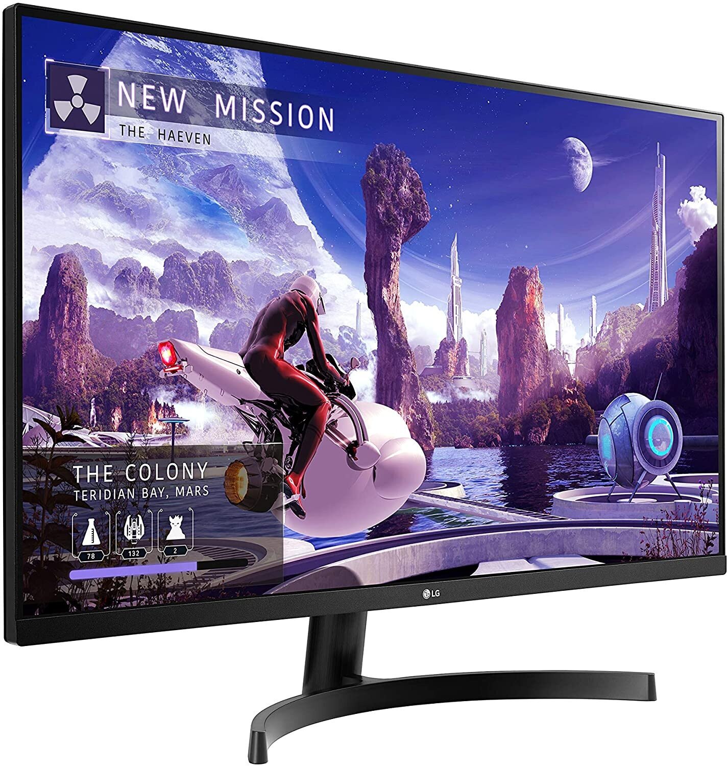 Монитор 27" LG 27QN600-B black (IPS,2560x1440,75Hz,5ms) (27qn600-b. aruz)
