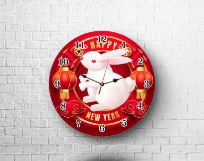 Часы год Кролика №14