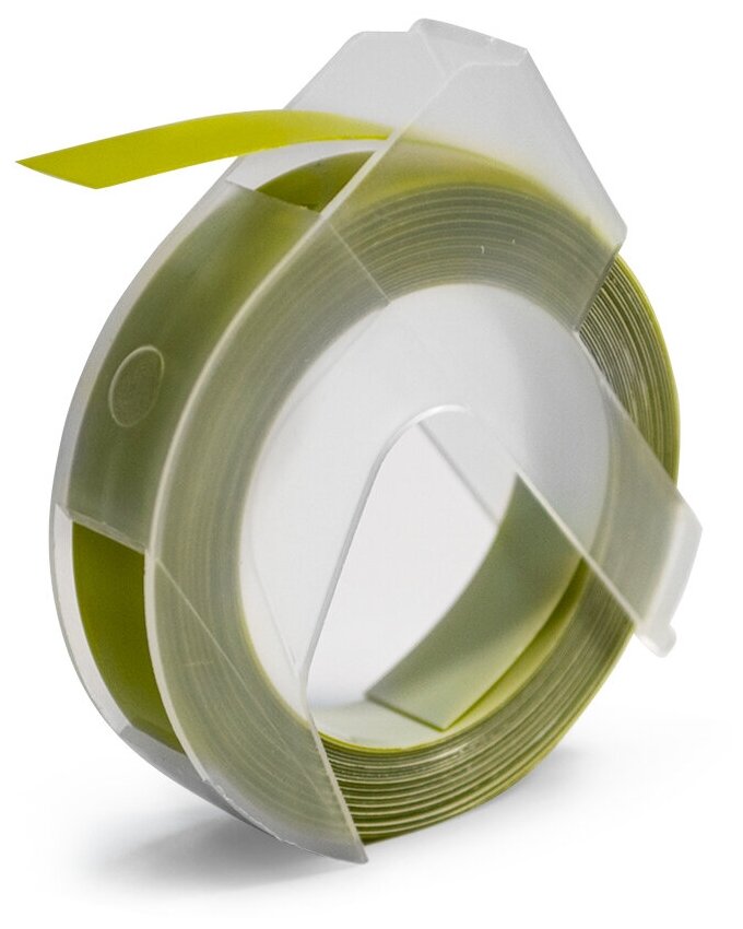 Лента Vell 5238-O05 (9 мм x 3 м, оливковая) для Vell Alpha и Dymo Omega ((1 шт).)