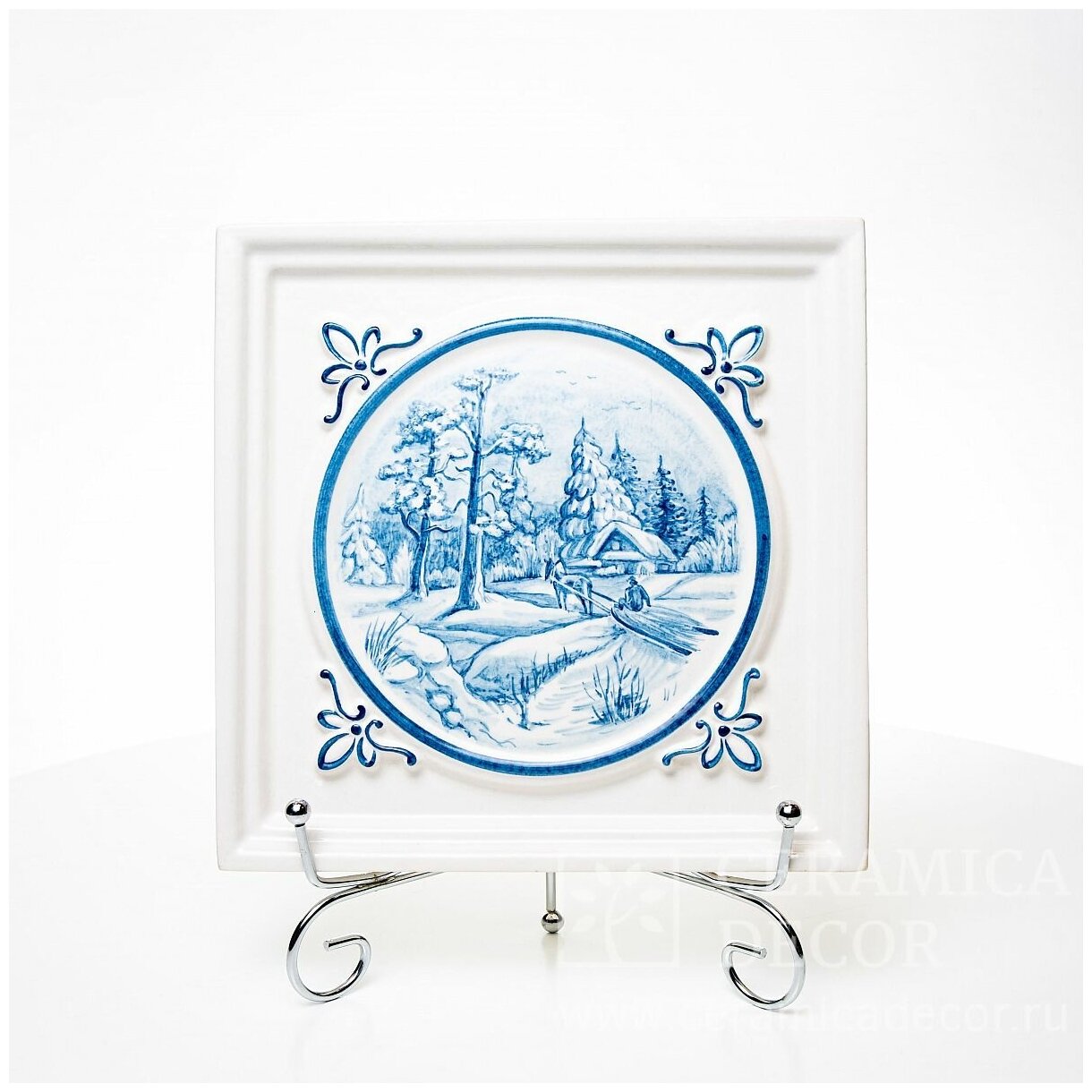 Изразец Прованс с роспись (На базар)