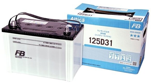 Аккумулятор FURUKAWA Altica HIGH-GRADE 125D31L 90Ah, 850А 125D31L