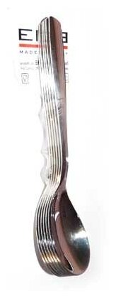 EME Eleven набор чайных ложек 6 шт из нержавеющей стали - элегантная посуда для чая