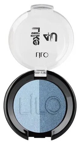 Тени для век Lilo Like 4U 106, сатиновые, шиммерные, голубые, синие
