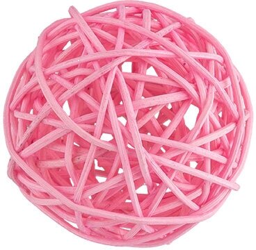Blumentag BRF-9-ZN42 Шар декоративный из ротанга диаметром 9 см №08 розовый декор помещения